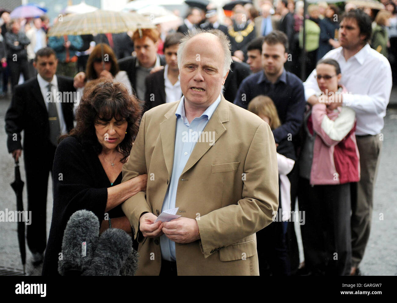 Barry and Margaret Mizen the parents of murdered south London teenager ...
