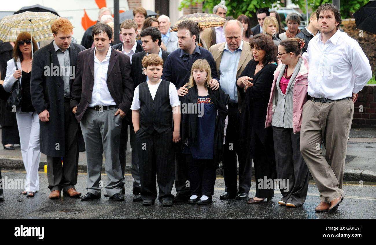 The family of murdered south London teenager Jimmy Mizen outside Our ...