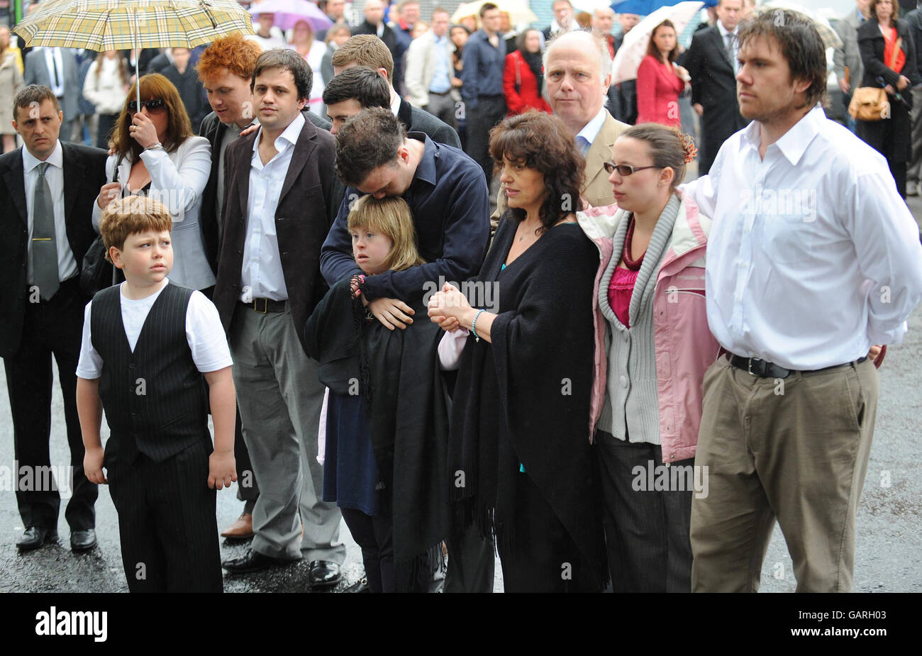Jimmy Mizen memorial service Stock Photo - Alamy