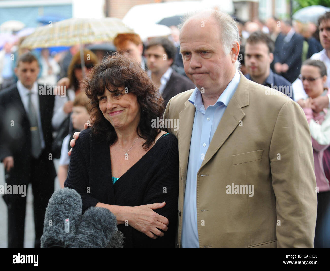 Jimmy Mizen memorial service Stock Photo - Alamy