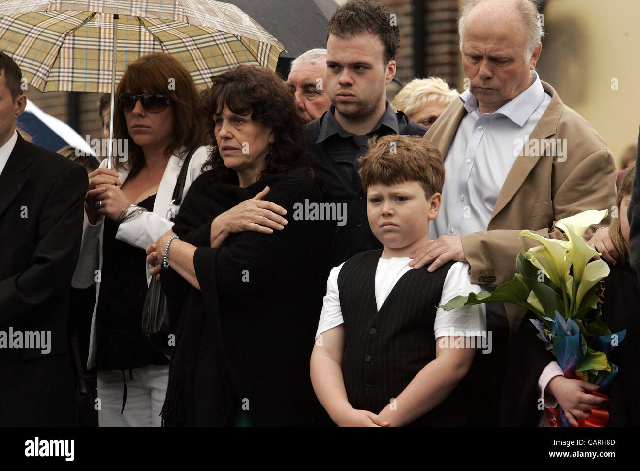 Jimmy Mizen memorial service Stock Photo - Alamy