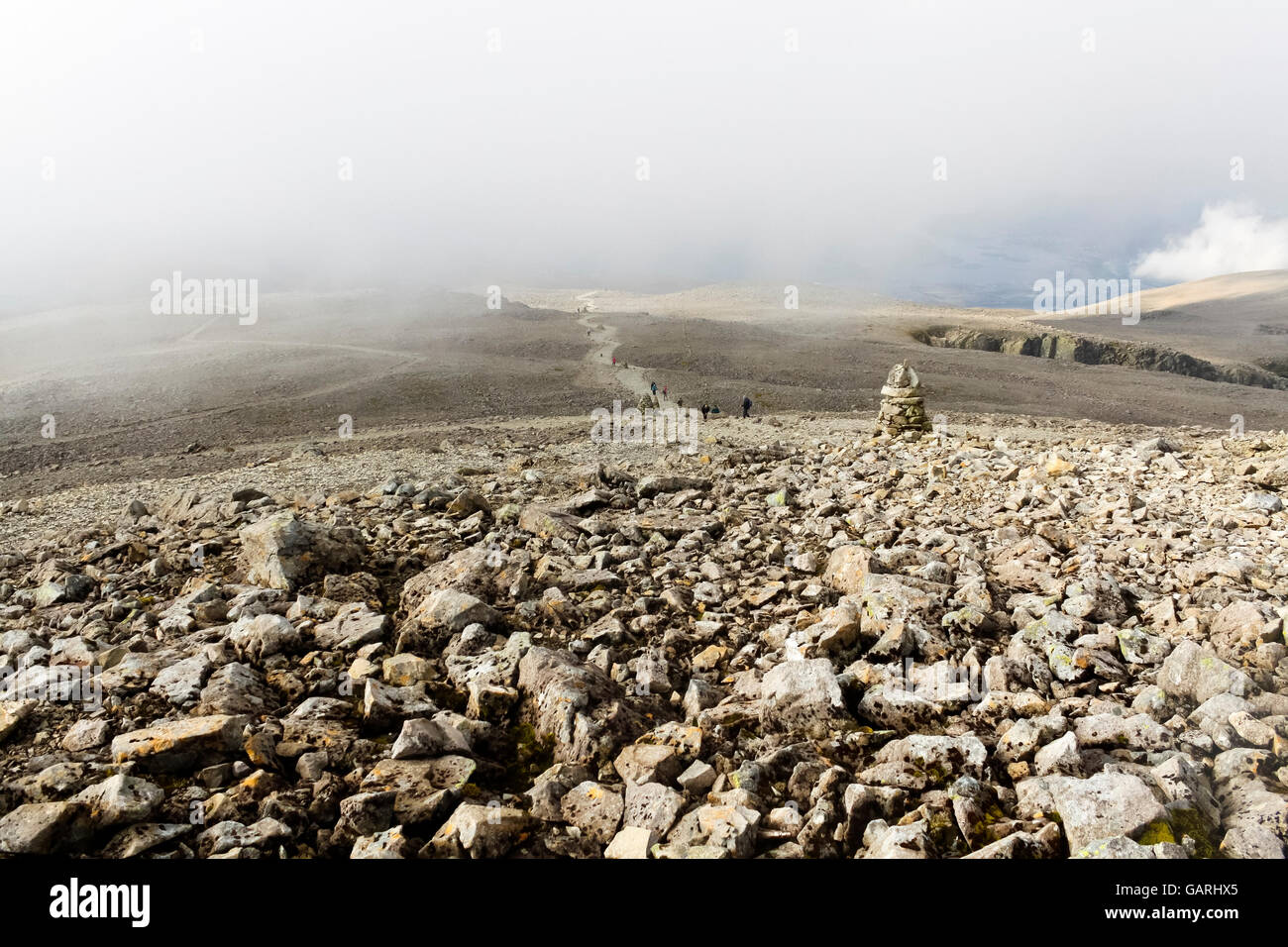Tourist path up to Ben Nevis, Scotland Stock Photo - Alamy