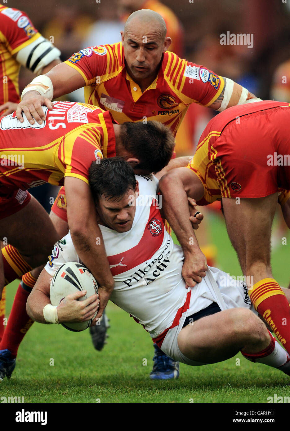 St helens v catalan dragons hi-res stock photography and images - Alamy