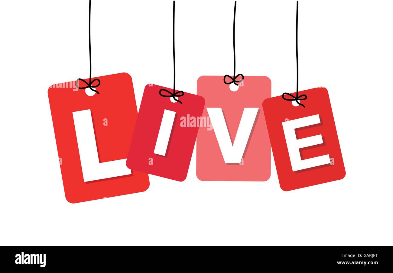 Vector colorful hanging cardboard. Tags - live Stock Vector Image & Art ...