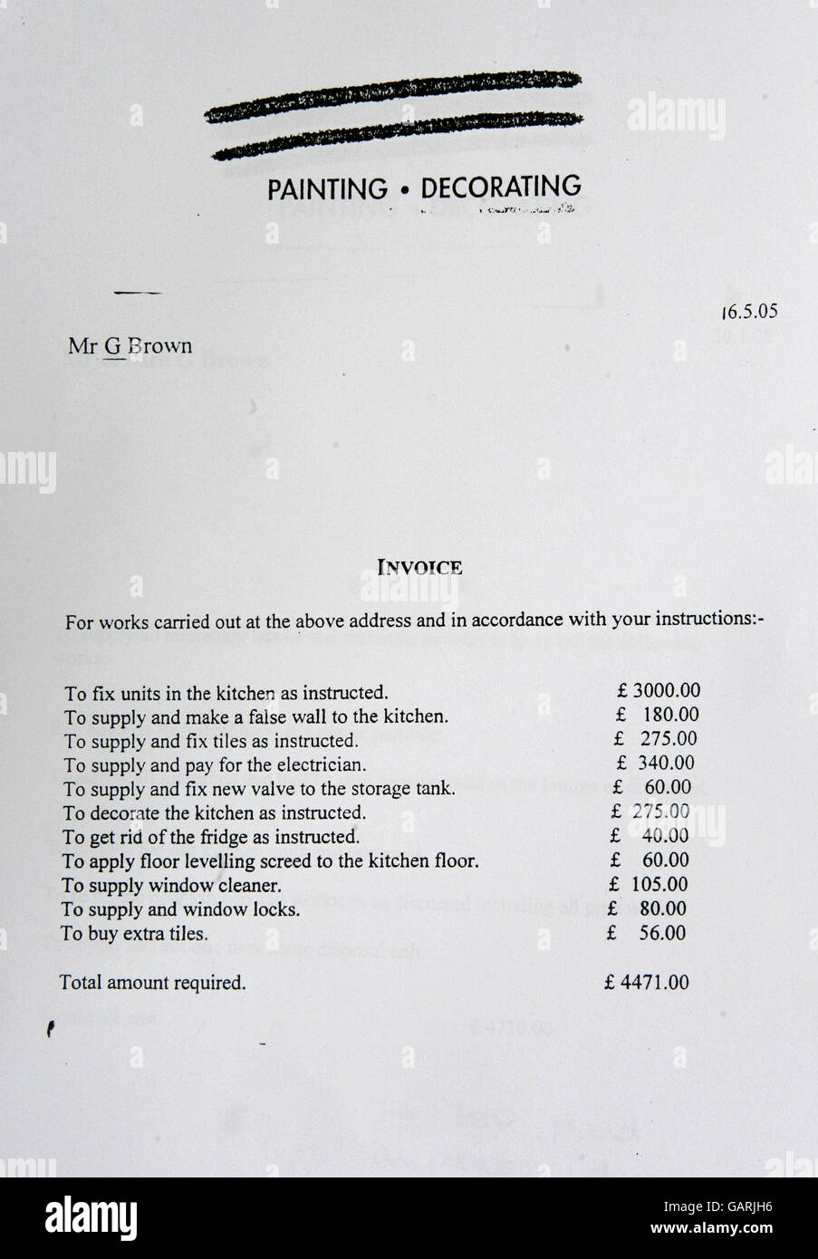 MPs' expenses revealed Stock Photo - Alamy