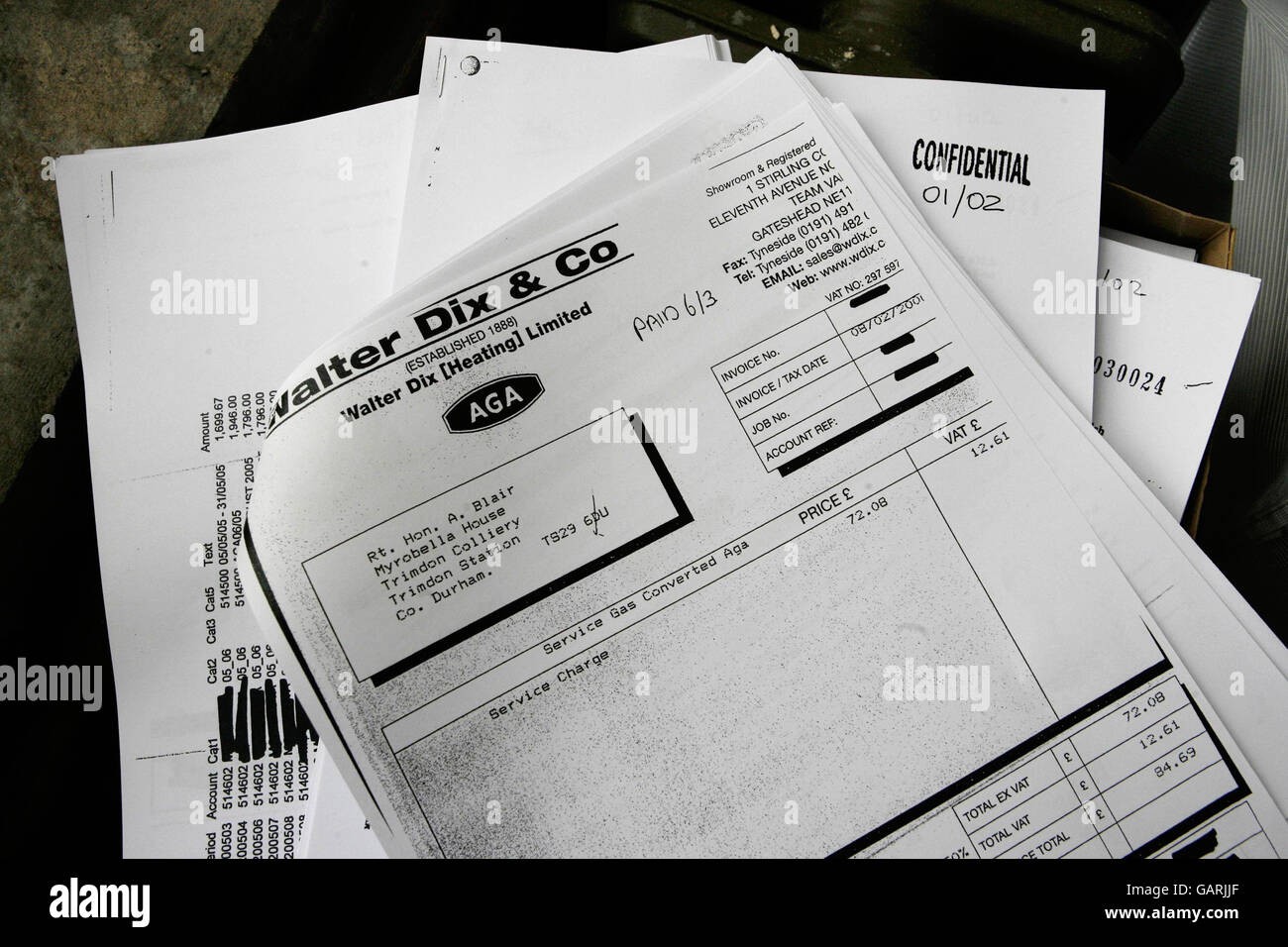 MPs' expenses revealed Stock Photo - Alamy