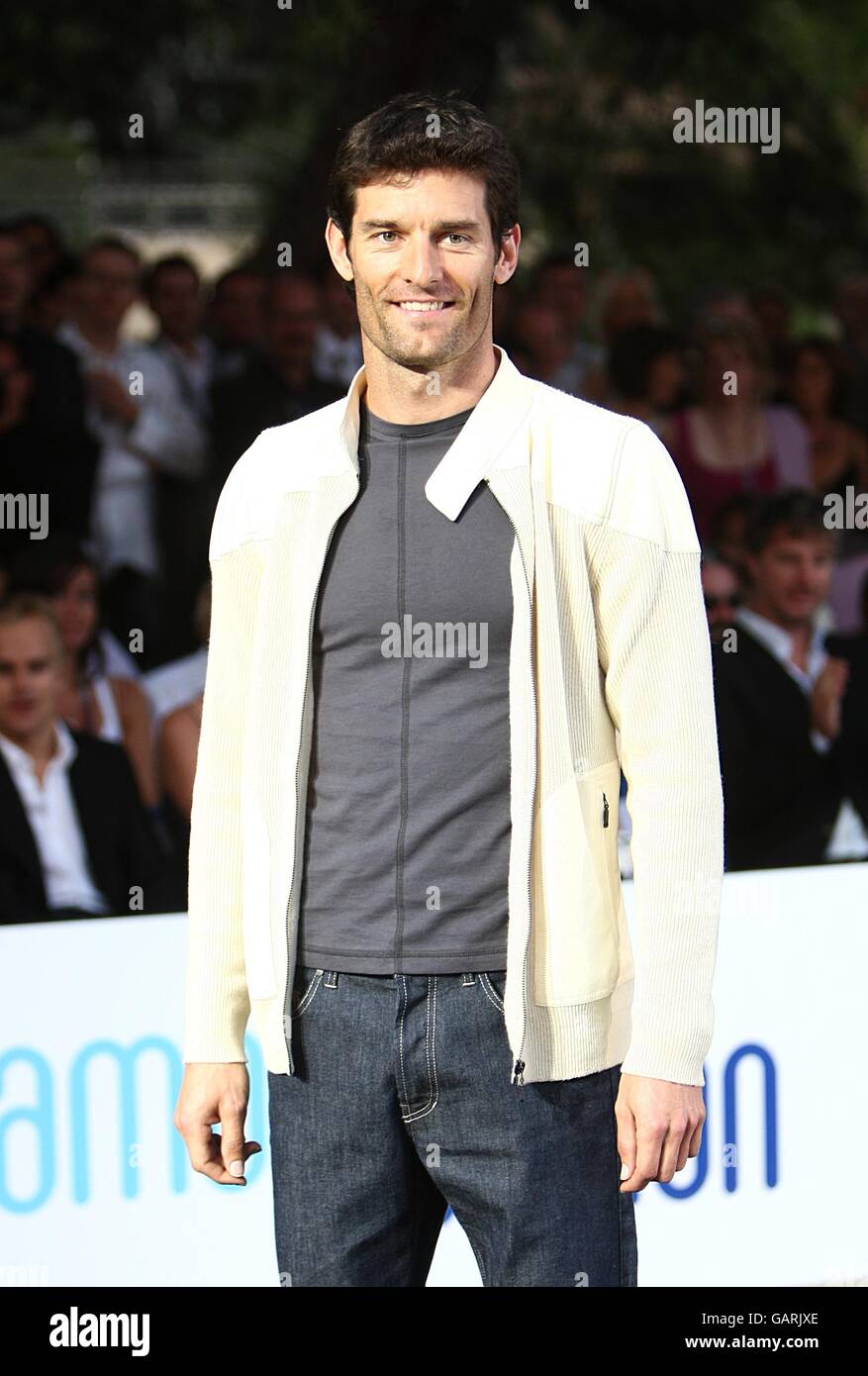 Mark Webber models at the Grand Prix and Fashion Unite at The Amber ...