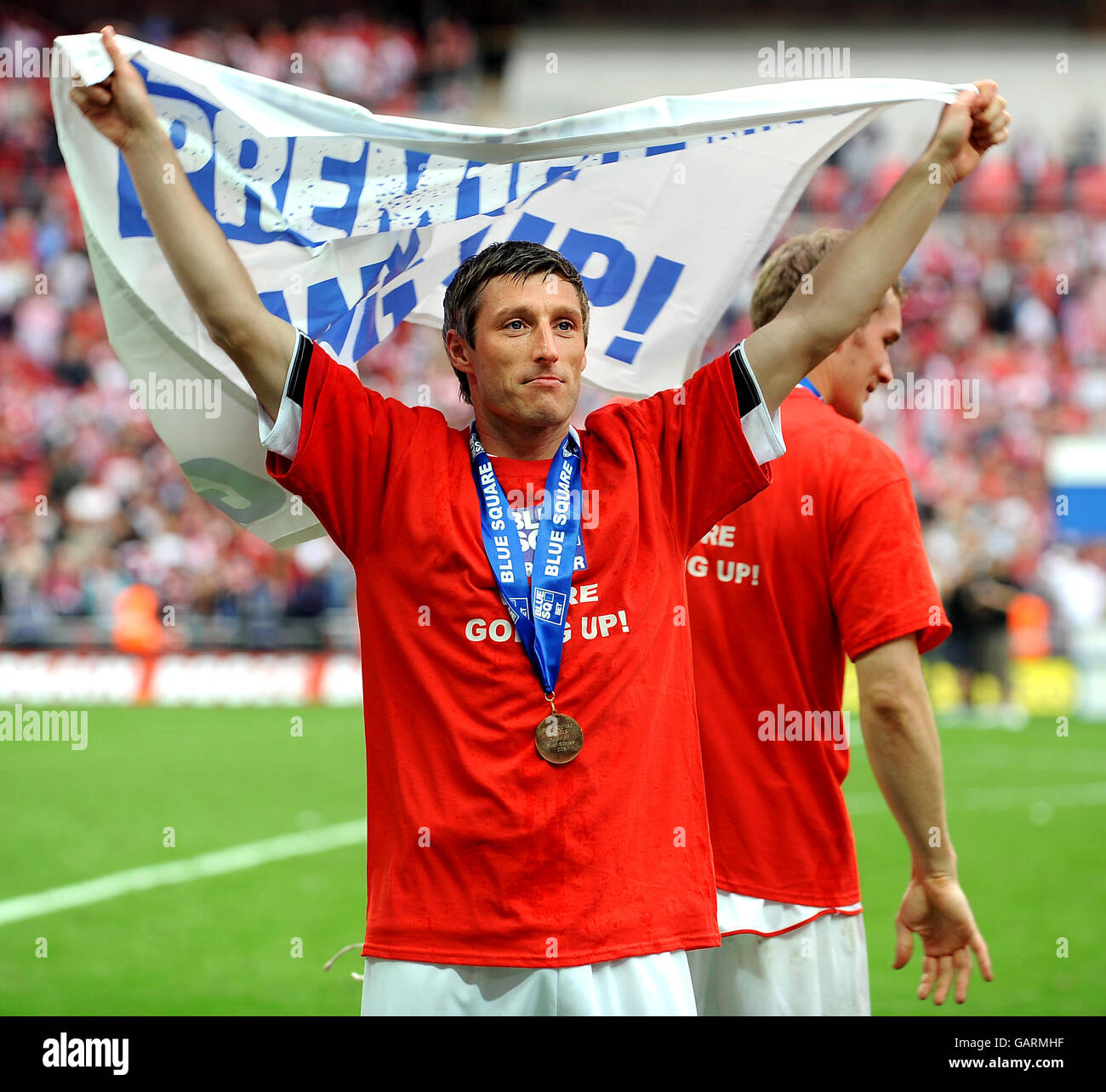 Football blue square half length mid top hi-res stock photography and ...