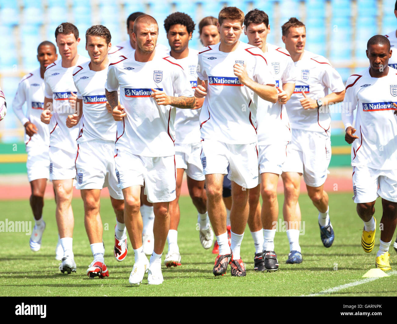 Soccer - England Training Session - Hasely Crawford Stadium Stock Photo ...