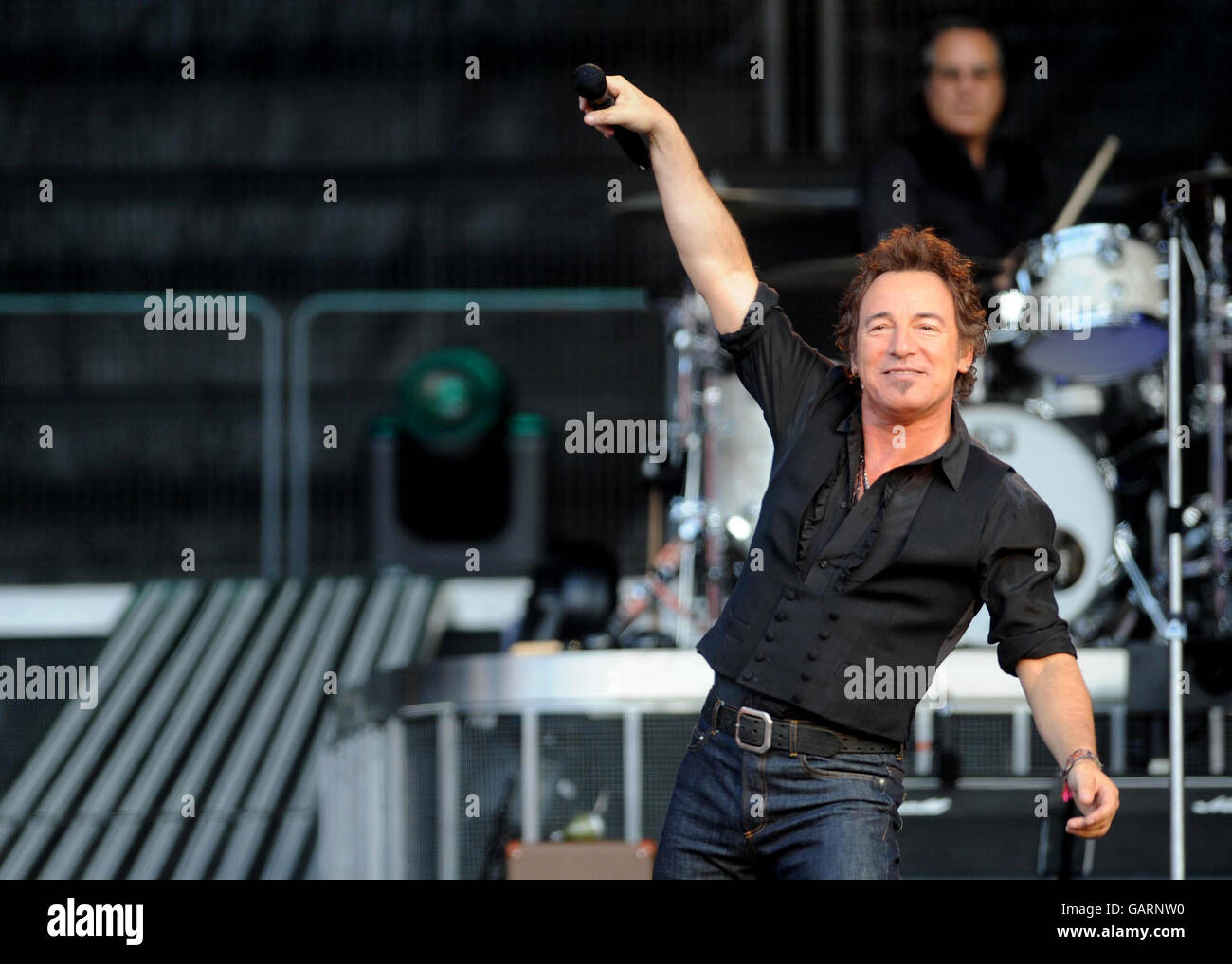 Bruce Springsteen in concert - London Stock Photo - Alamy
