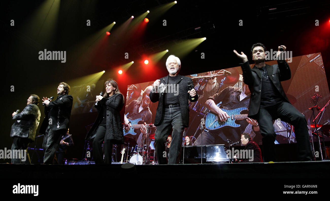 The Osmonds in concert - London Stock Photo - Alamy