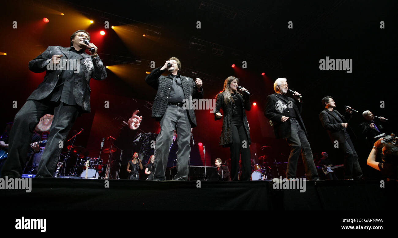 The Osmonds in concert - London Stock Photo - Alamy
