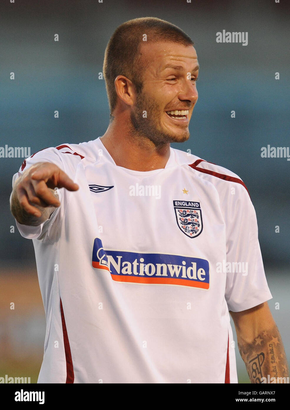 David beckham england football shirt hi-res stock photography and ...