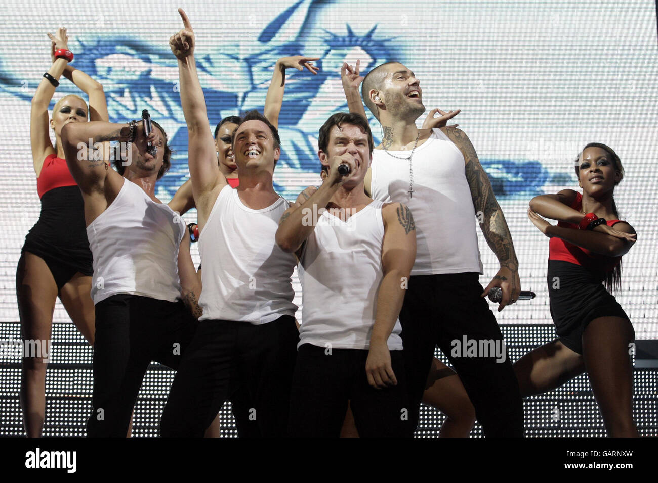 Boyzone Concert - London Stock Photo - Alamy