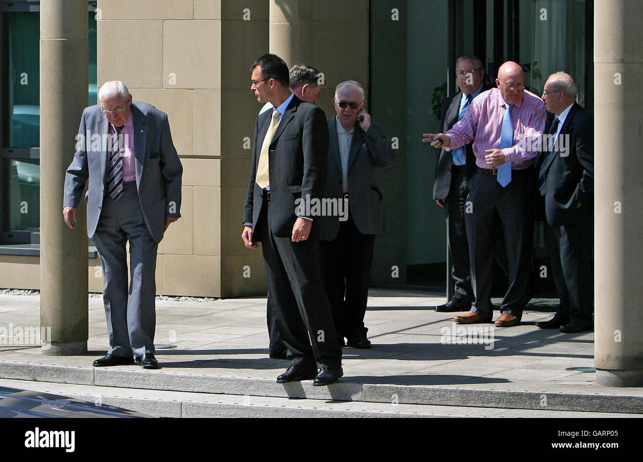 DUP leaders in Castlereagh, Belfast Stock Photo - Alamy