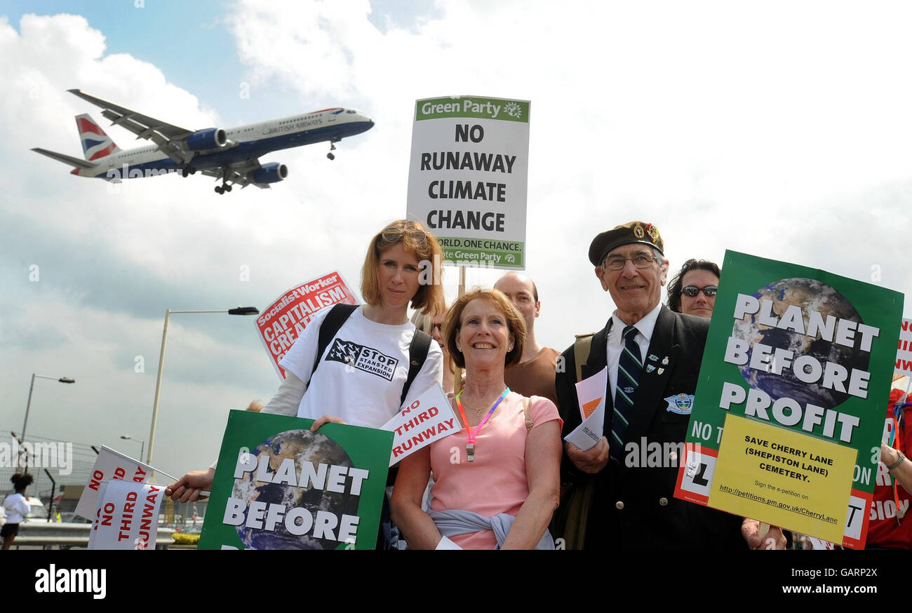 Planet over profit protest hi-res stock photography and images - Alamy