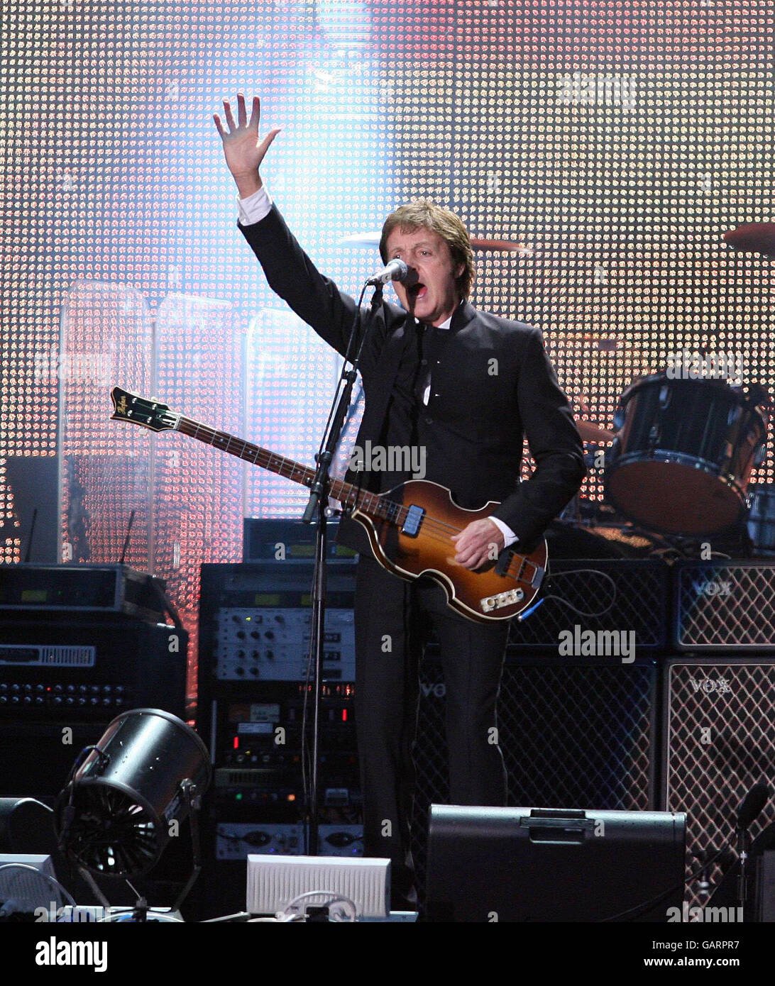 Sir Paul McCartney plays live at Anfield Stadium, Liverpool during the ...