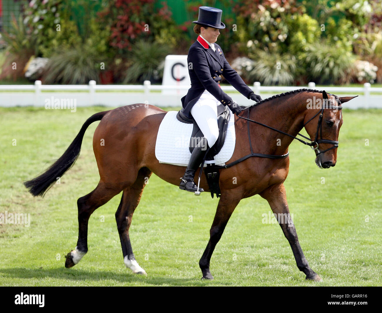 Badminton horse trials dressage competition hi-res stock photography ...
