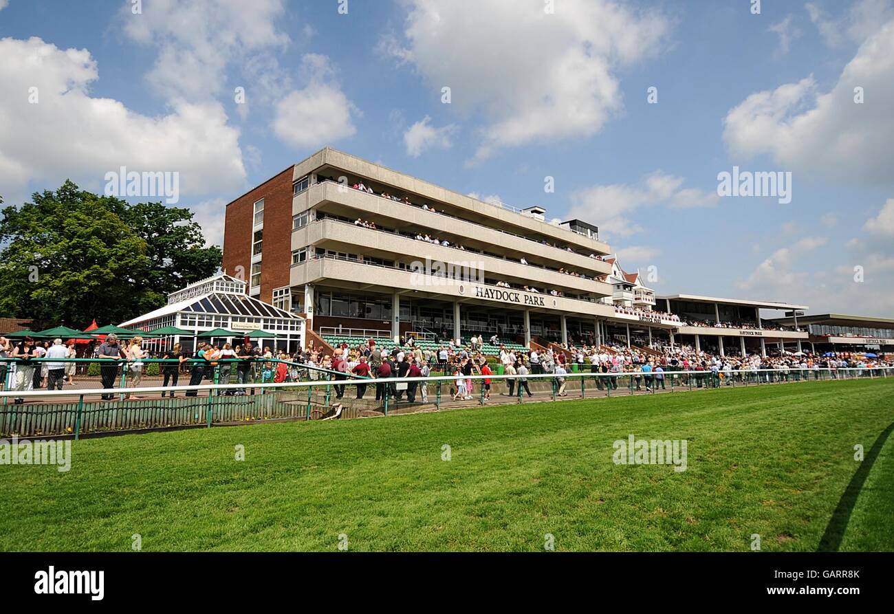 Horse Racing - TimeForm Silver Salver - Haydock Park. General view of ...