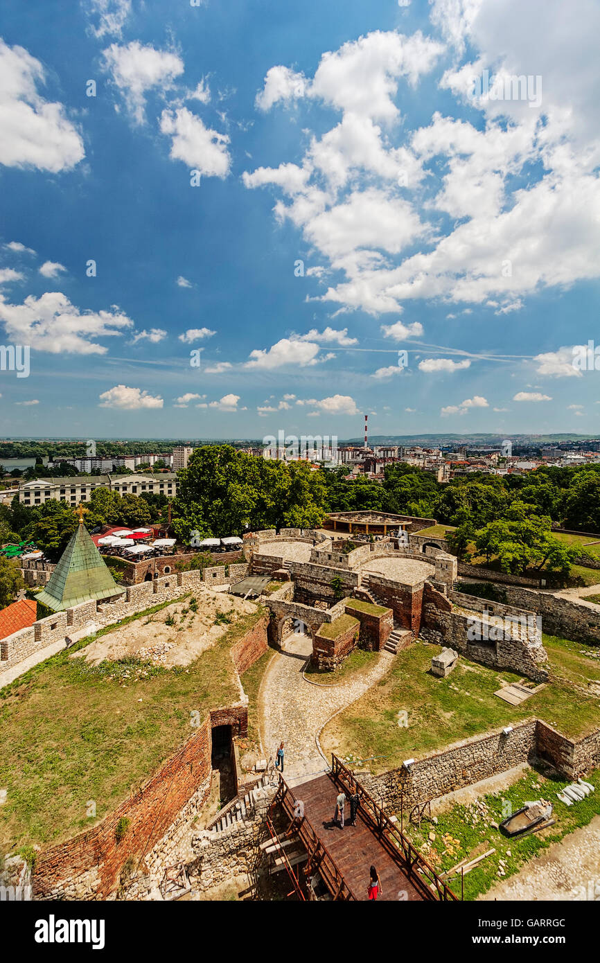 Belgrade fortress and panorama view, Belgrade Serbia Stock Photo - Alamy
