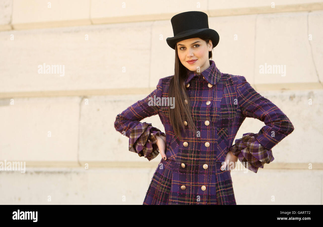 New Marks & Spencer range launched. Model Juliana Aneli wears designs ...