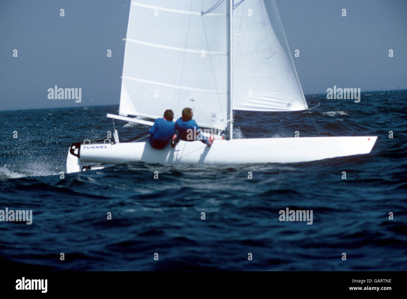 Sailing - Montreal Olympic Games 1976. Reg White and John Osborne, gold ...