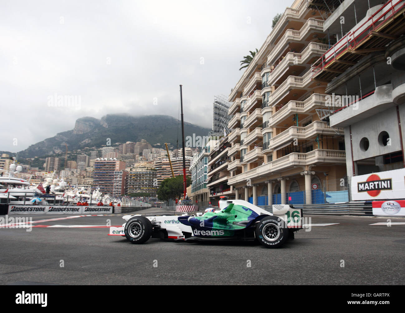 Jenson button in honda qualifying in monte carlo hi-res stock ...