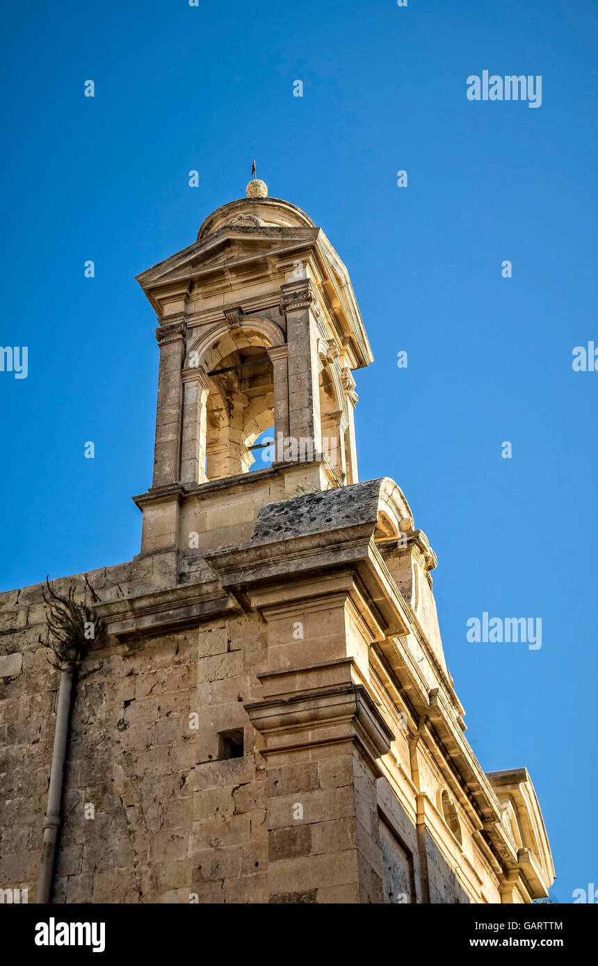 Malta, Rabat: Tower of the church of St. Mary, also known as Santa ...