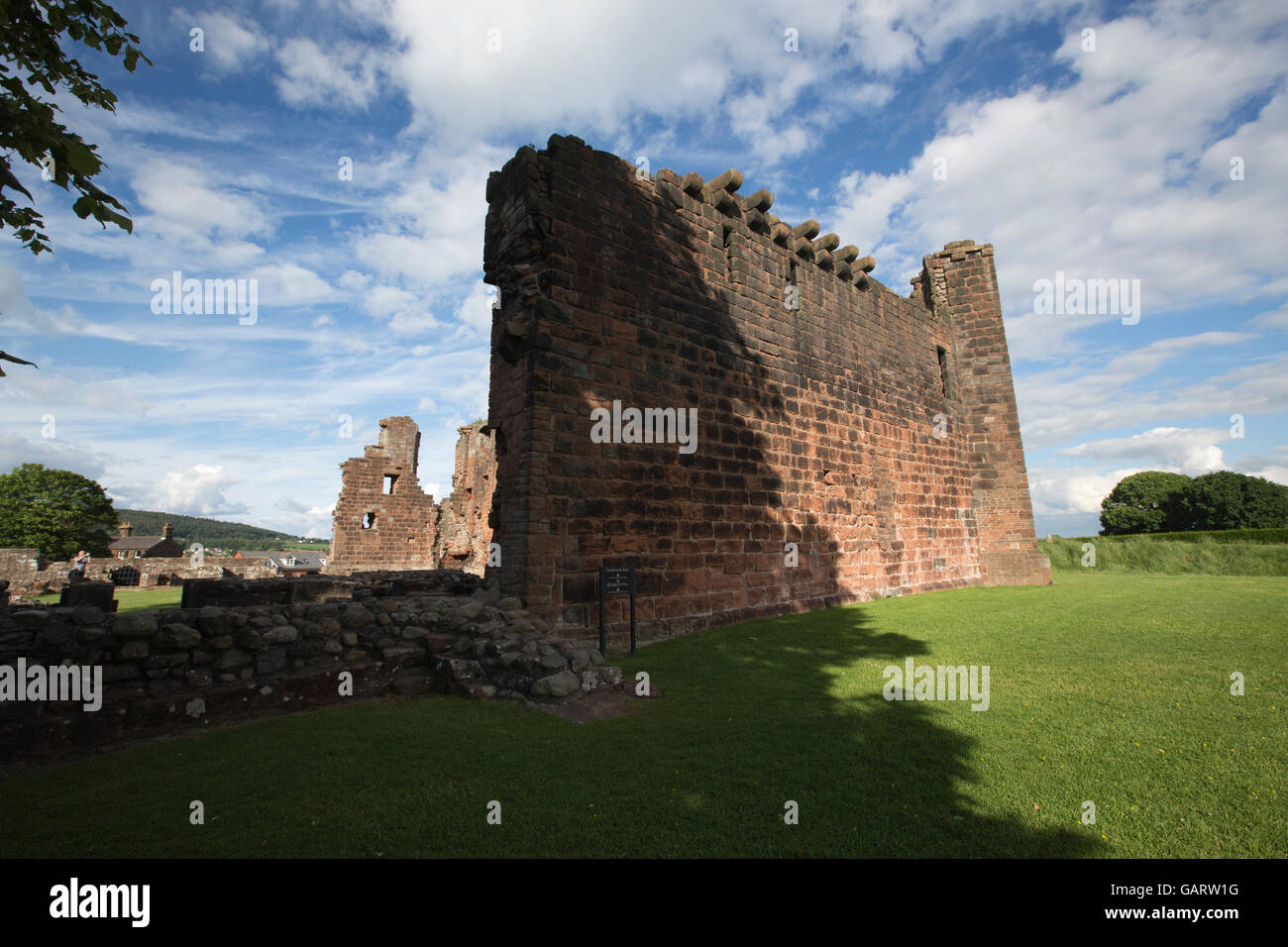 Penrith castle, medieval castle located in Penrith, in the north-west ...