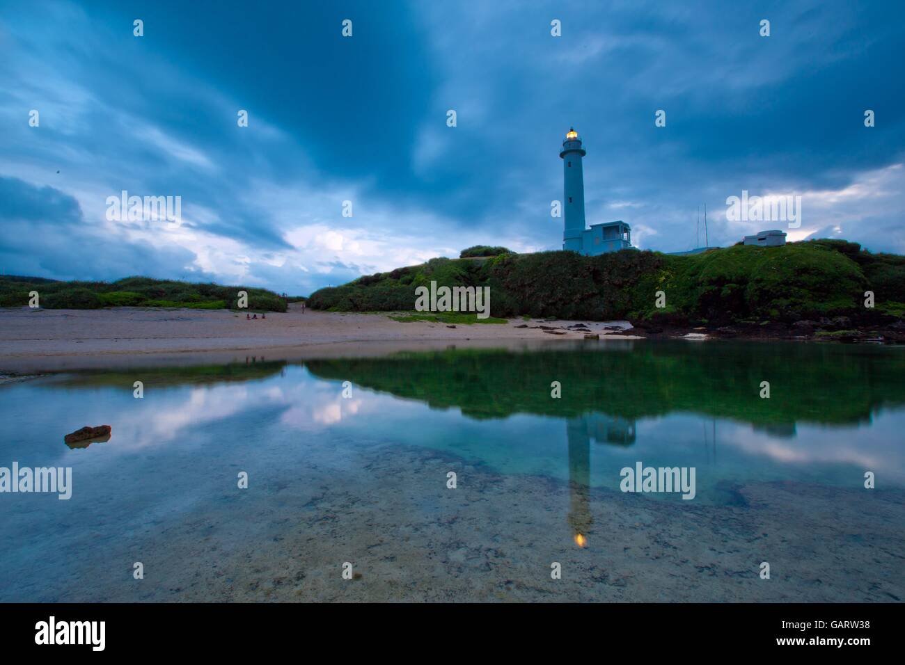 Green Island Lighthouse Stock Photo - Alamy