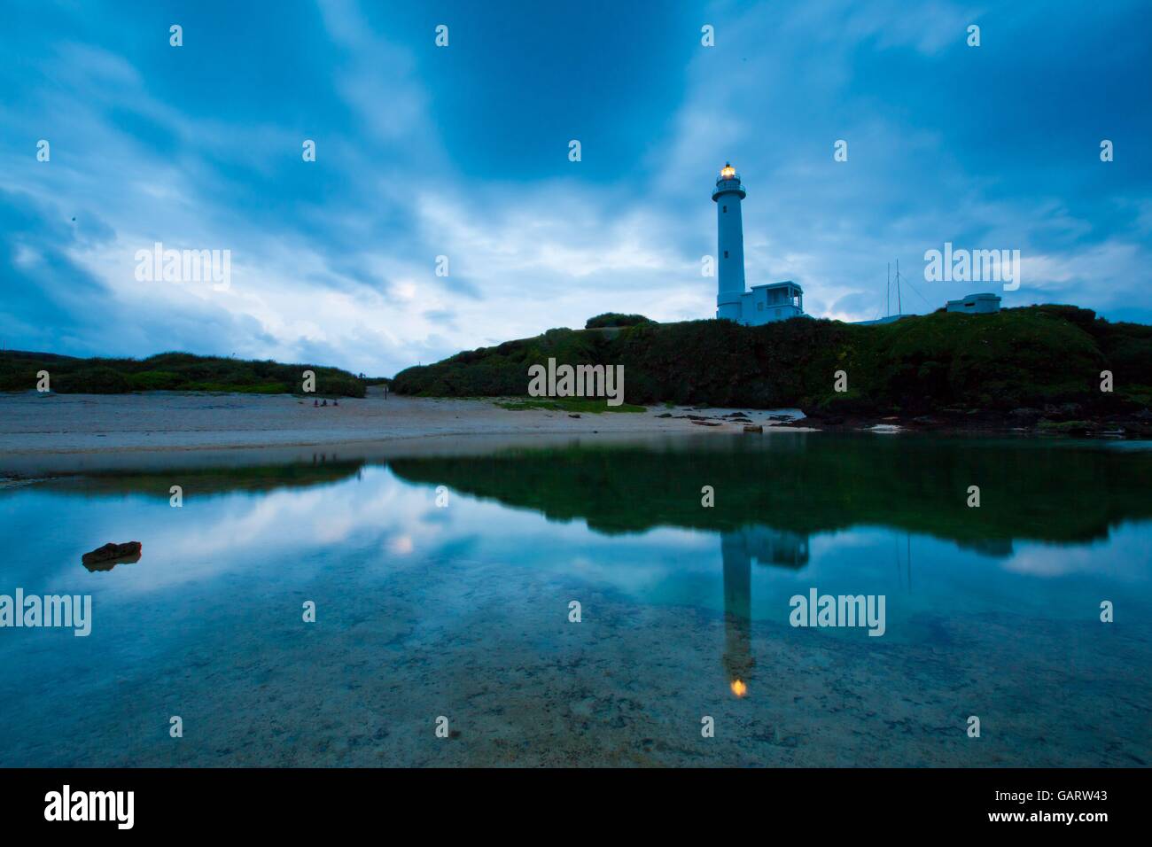 Green Island Lighthouse Stock Photo - Alamy