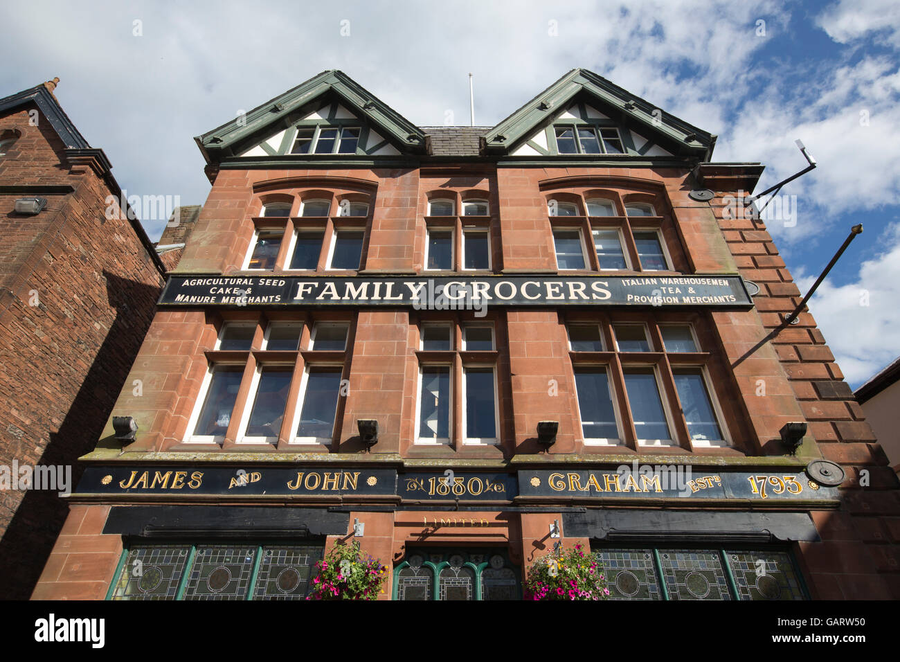 Penrith formerly the capital of Cumbria, Lake District. The historic ...