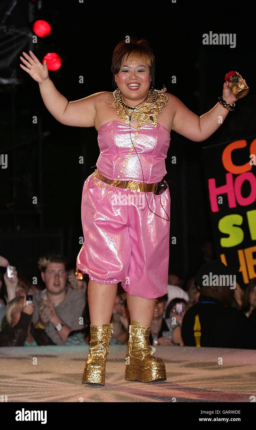 Big Brother 9 - Launch Night. Kathreya Kasispoa arrives to enter the ...