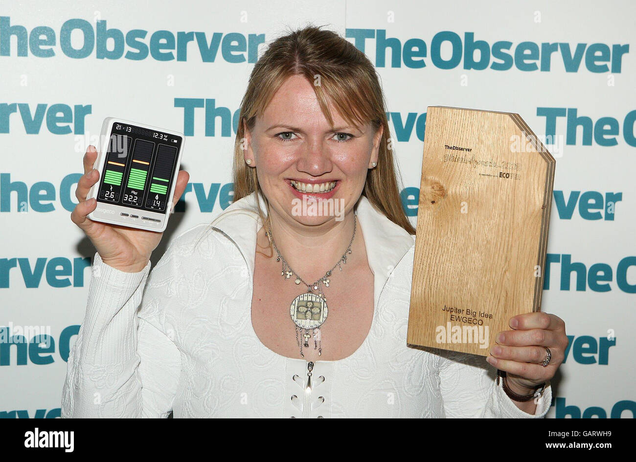 Tanya Ewing, founder of EWGECO, wins the Big Idea of the Year award at ...