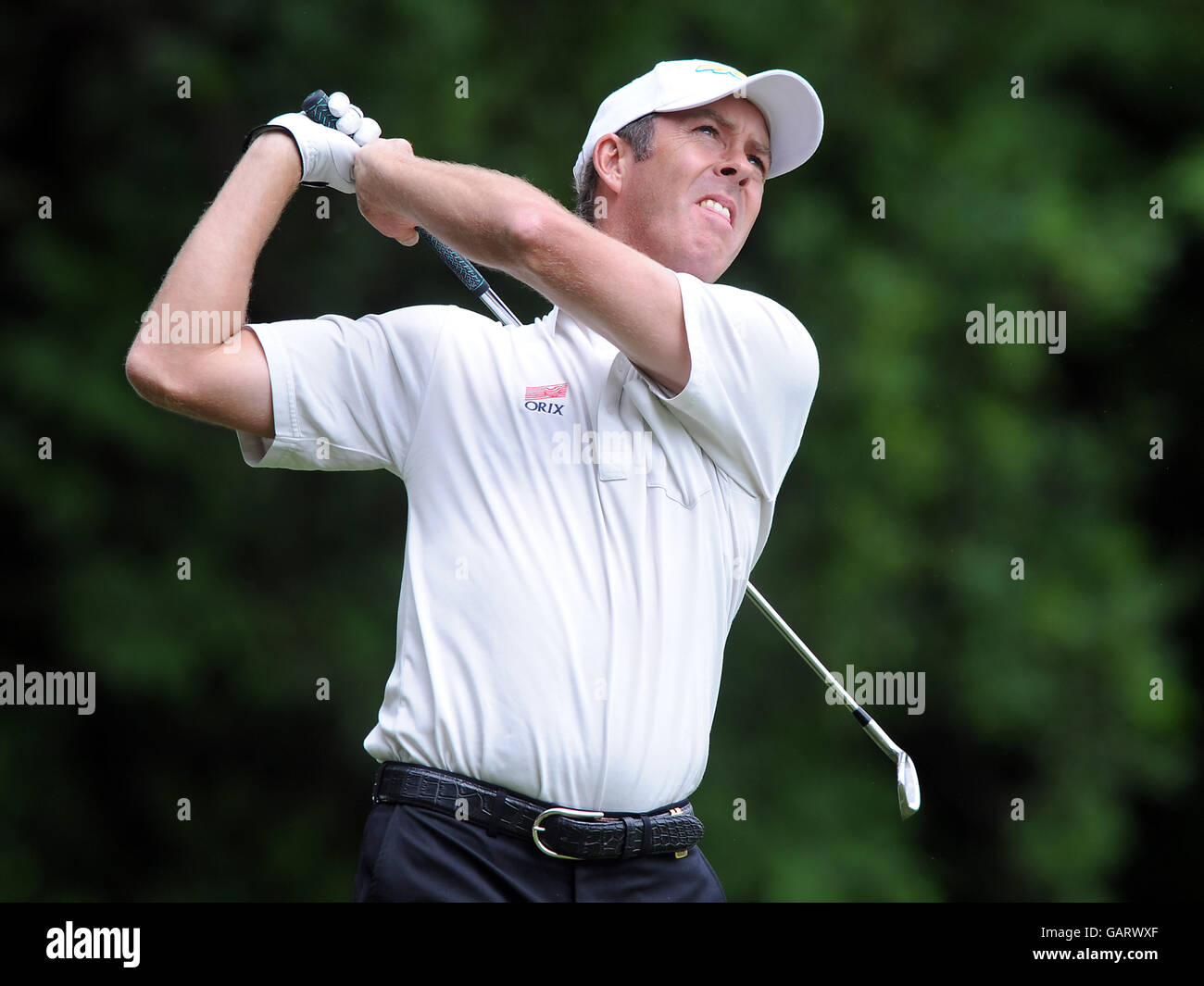 Richard green in action at the bmw pga championship hi-res stock ...