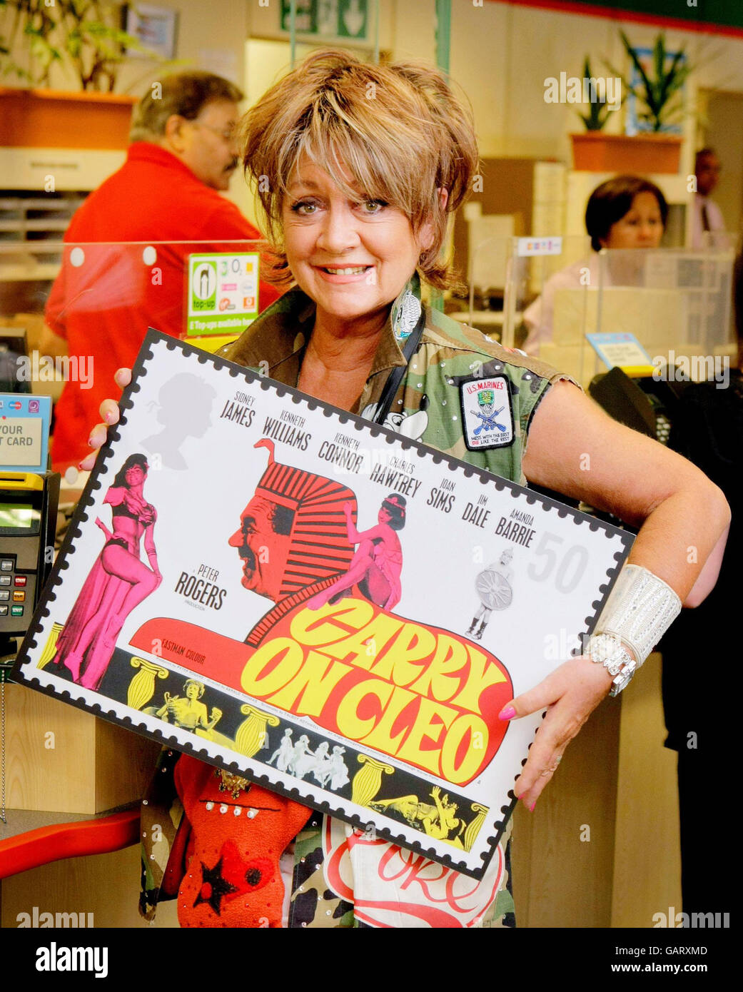 Actress Amanda Barry, who played Cleo in Carry On Cleo, launches the ...