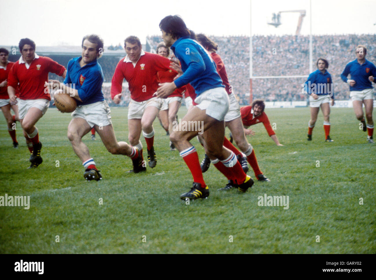 Rugby Union - Five Nations Championship - Wales v France. France scrum ...