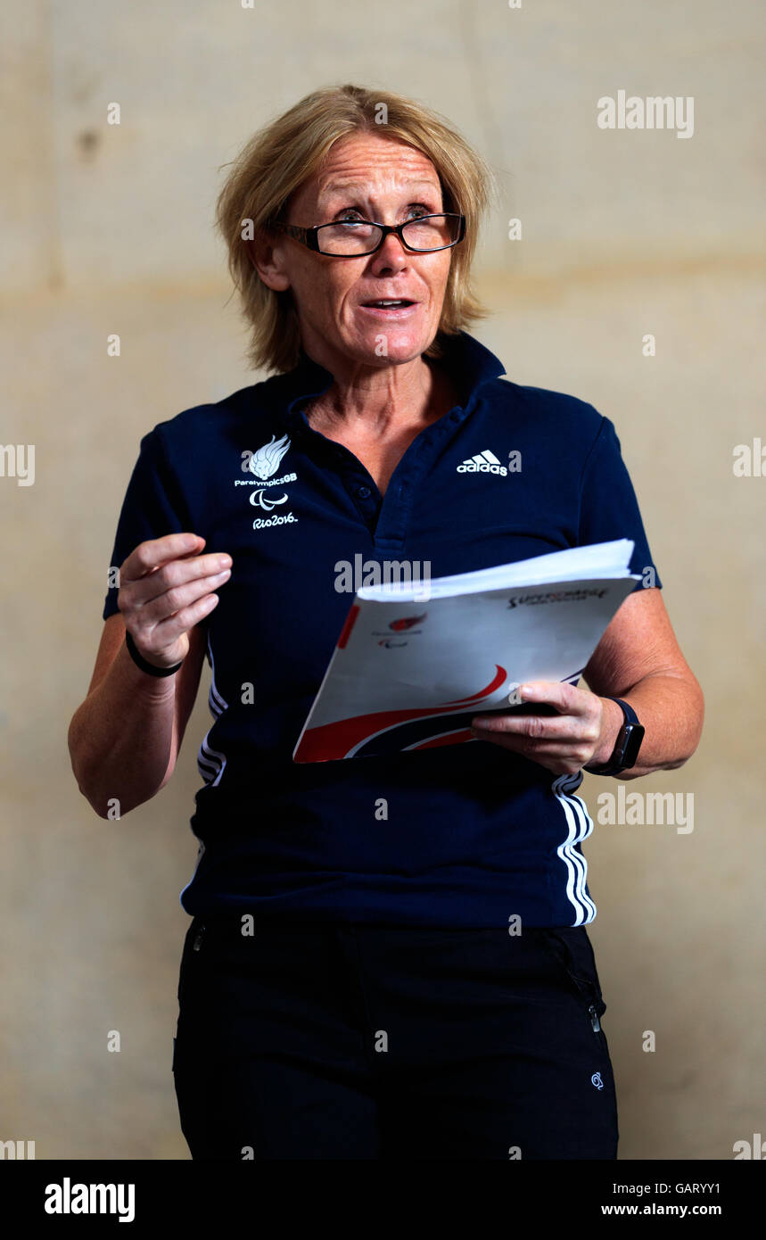 ParalympicsGB Chef De Mission Penny Briscoe during the ParalympicsGB ...