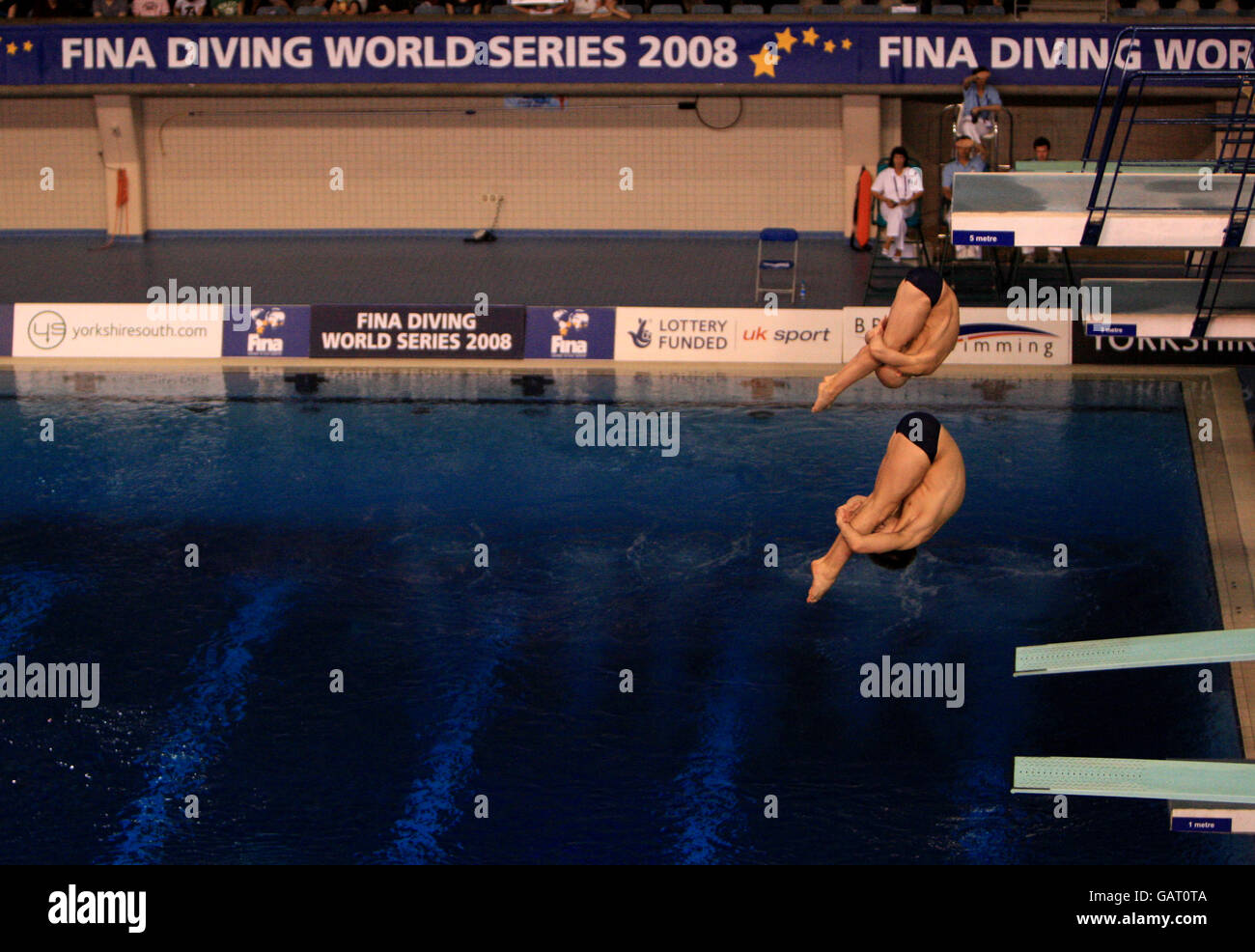 Great Britain's Ben Swain and Nicholas Robinson-Baker during their men ...