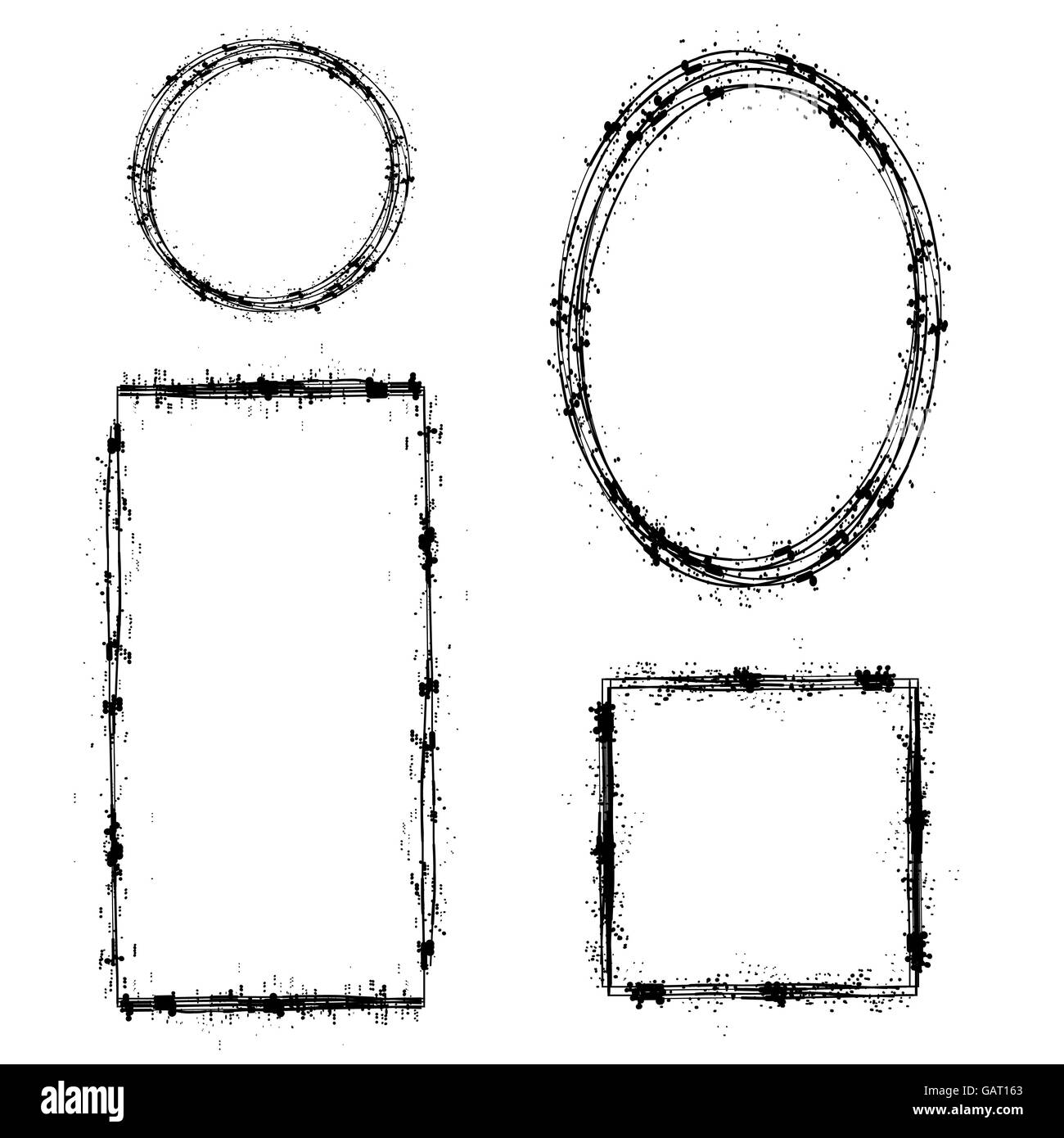 Distress distressed age aged Stock Vector Images - Alamy