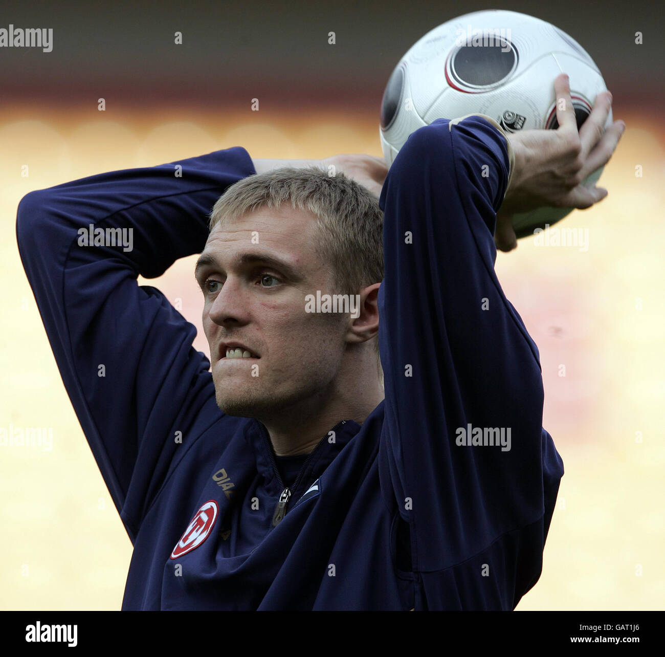 Soccer - Scotland Training Session - Spartan Stadium. Scotland's Darren ...
