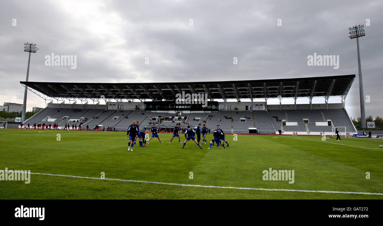 Soccer - Friendly - Iceland v Wales - Laugardal Stadium Stock Photo - Alamy