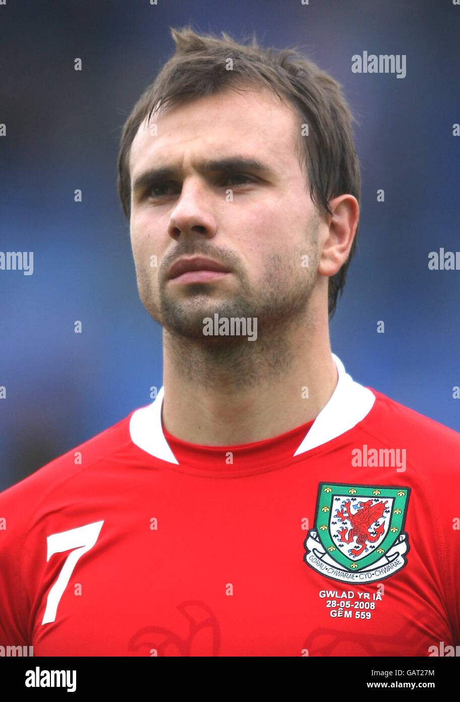 Soccer - Friendly - Iceland v Wales - Laugardal Stadium. Wales Captain ...