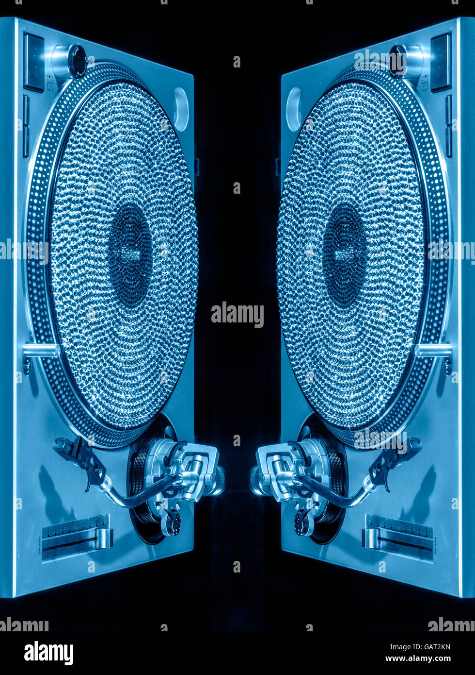 amazing handmade bling crystal vinyl record and turntable Stock Photo ...