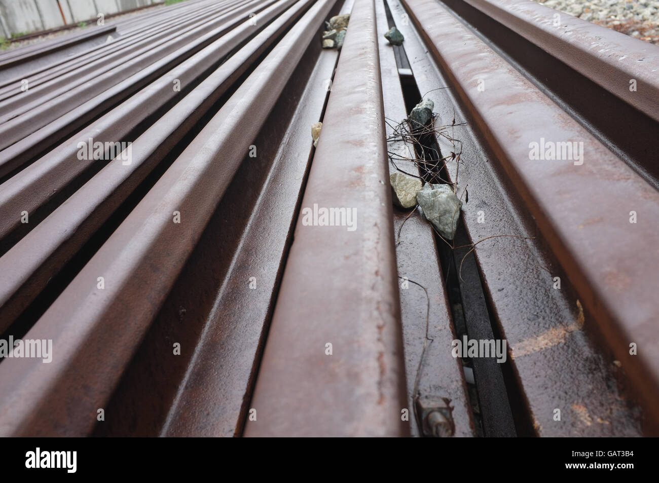 Railroad track system hi-res stock photography and images - Alamy