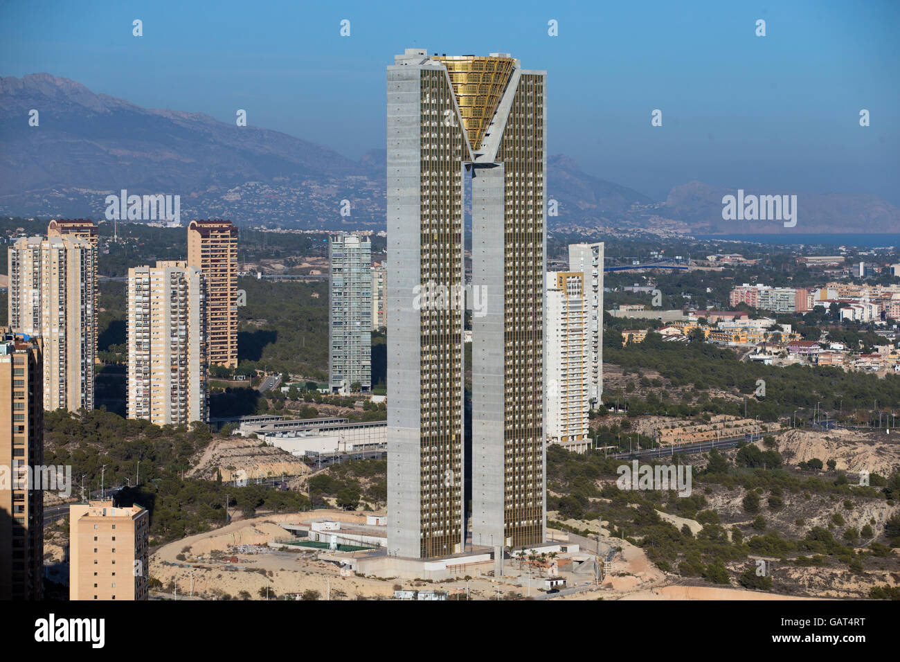 the intempo building in bendidorm, one of the tallest residencial ...