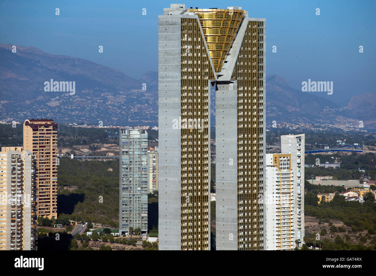 the intempo building in bendidorm, one of the tallest residencial ...