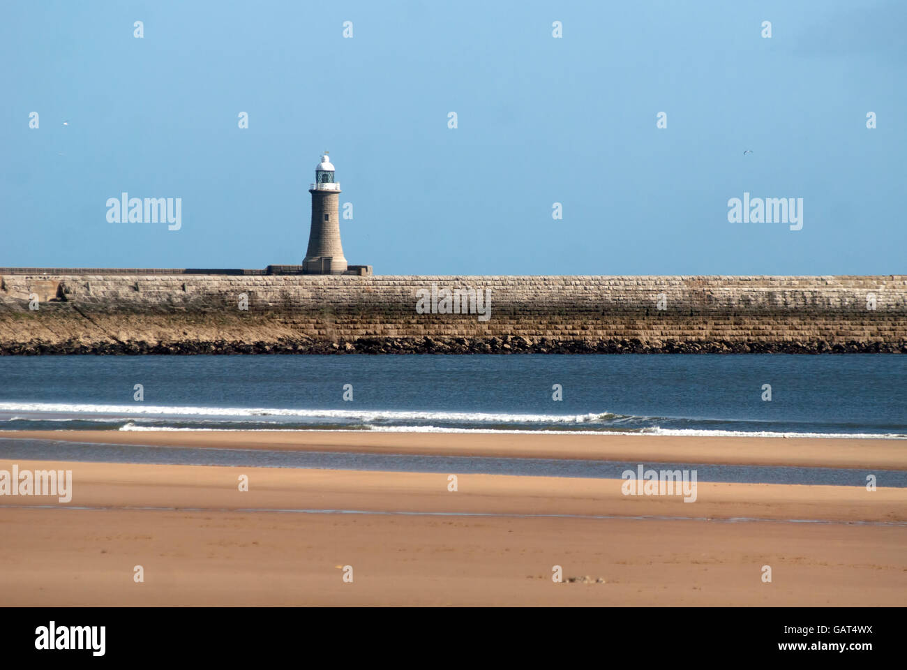 Sandhaven beach, South Shields, South Tyneside Stock Photo - Alamy