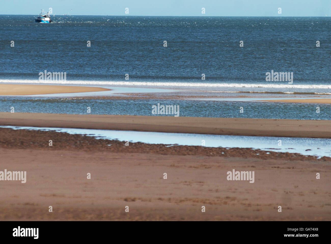 Sandhaven beach, South Shields, South Tyneside Stock Photo - Alamy