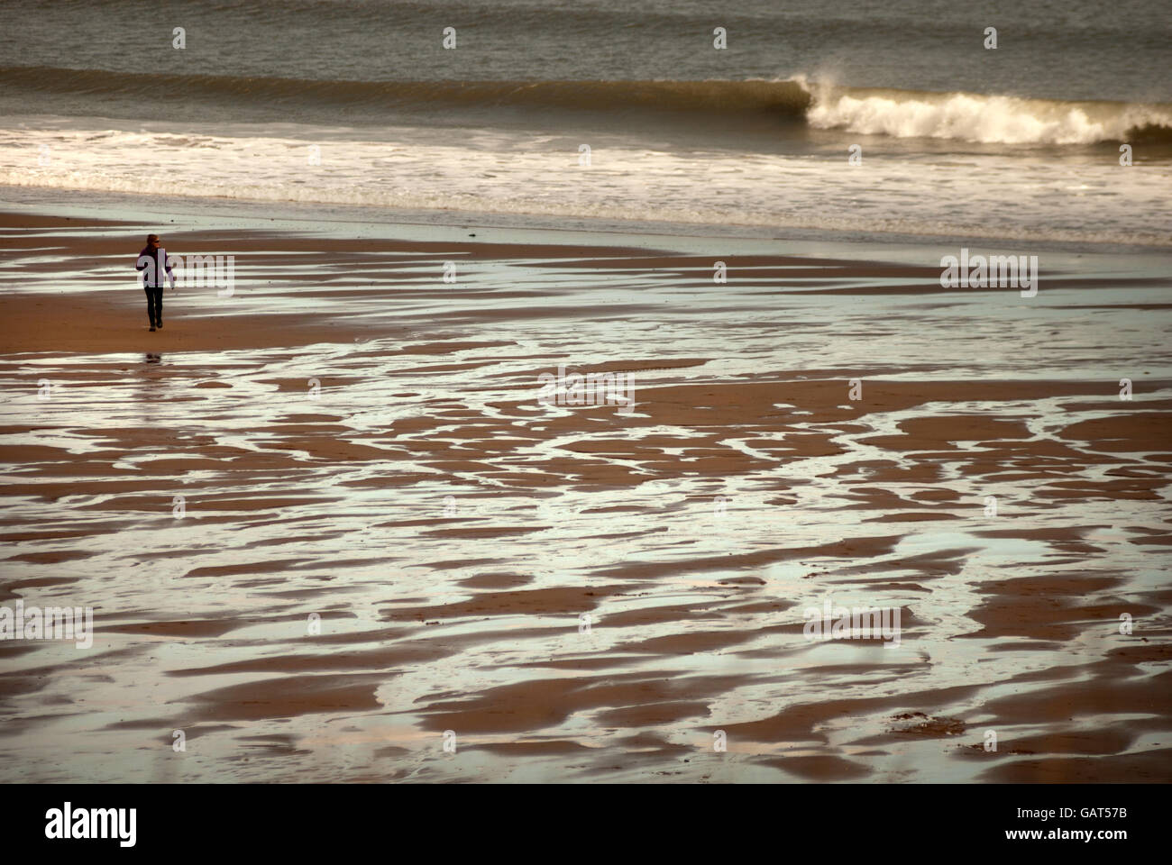 Sandhaven beach, South Shields, South Tyneside Stock Photo - Alamy